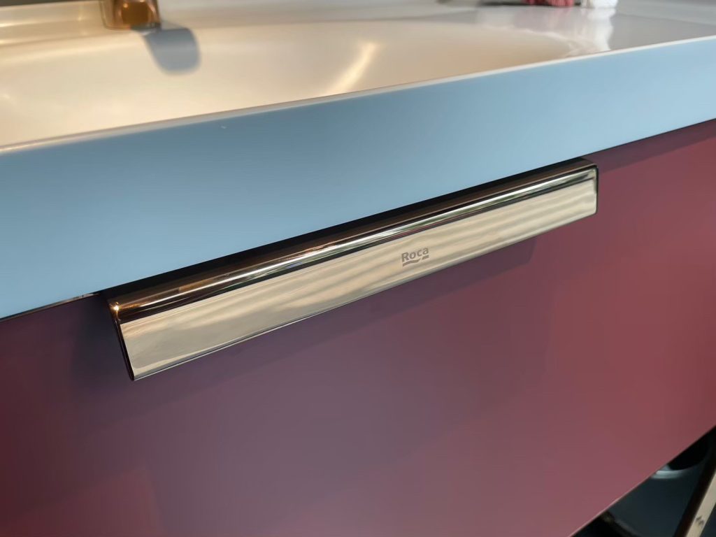 ROCA KHROMA 淨萃石盆櫃組-赫彩紅(90/120cm) - 鑫金豪 SINJINHAO